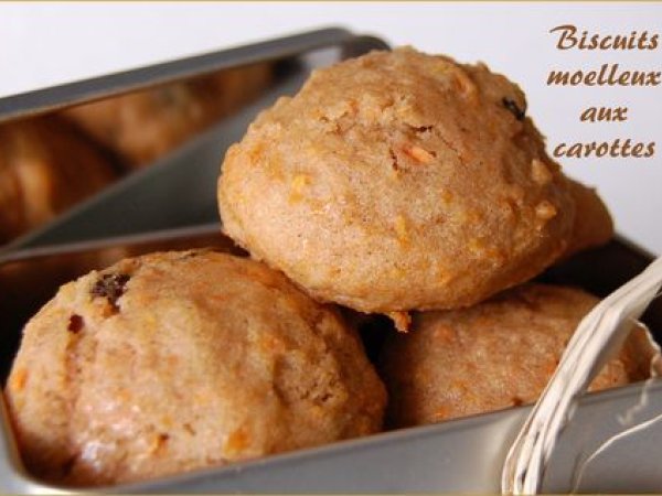 Recette de biscuits moelleux aux carottes sans gluten