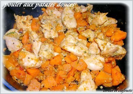 Recette de blanc de poulet à la mandarine et patates douces