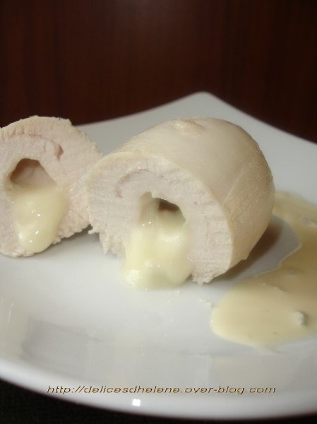 Recette de blancs de poulet farcis au gorgonzola