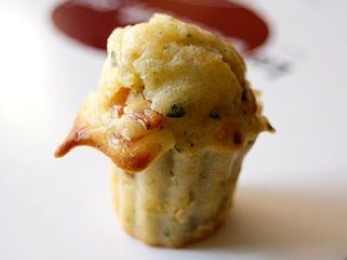 Recette de bouchons de cake au jambon et aux olives