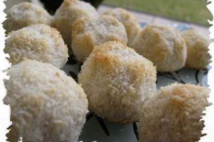 Recette de boules noix de coco / vanille (sans beurre)