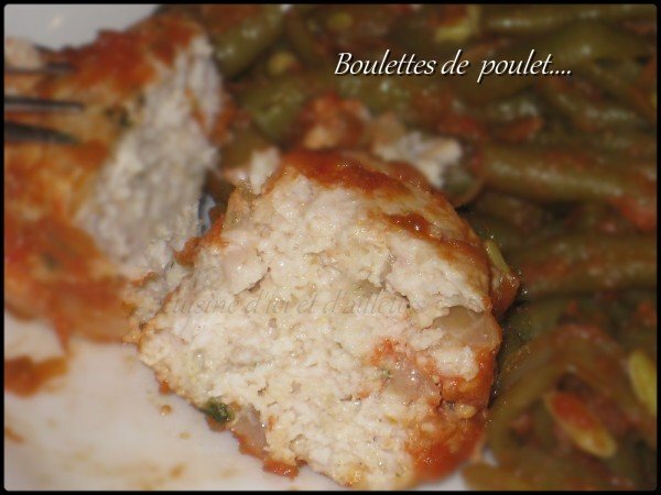 Recette de boulettes de poulet, haricots & sauce tomate