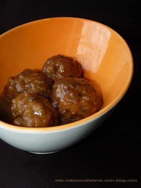 Recette de boulettes de viande à la sauce liégeoise