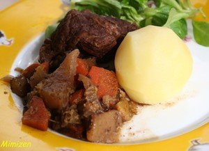 Recette de bourguignon en cocotte au four lentement