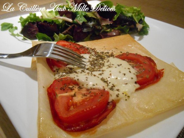 Recette de bricks au chorizo et mozzarella délicieuses