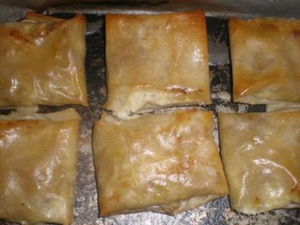 Brick poireaux/oignons/champignon/parmesan - Recette Ptitchef