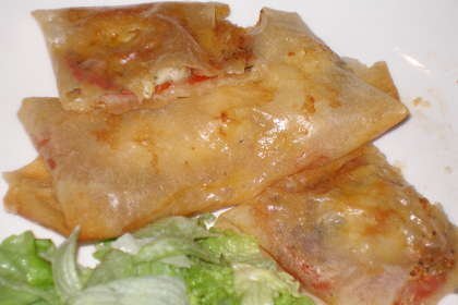 Recette de bricks tomate mozzarella croustillantes