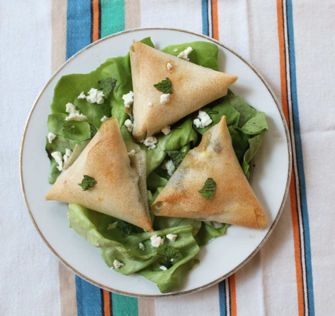 Recette de bricks aux courgettes et à la feta