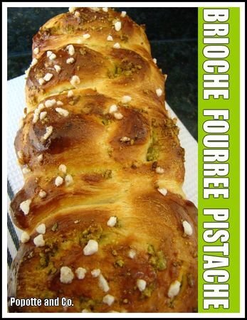 Brioche fourrée pistache