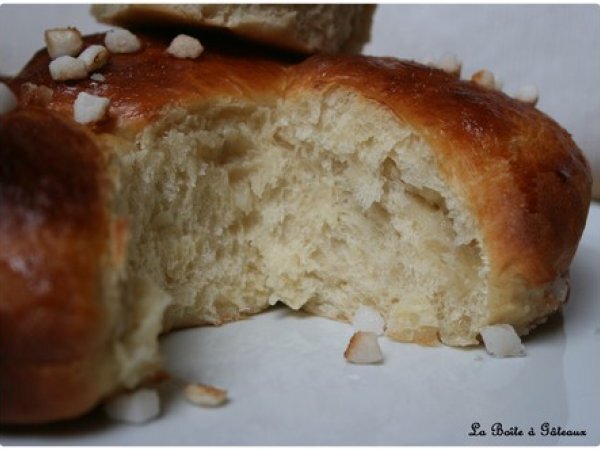 Recette de brioche marguerite au sucre perlé