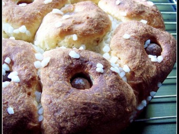 Recette de brioche morave au kinder schokobon