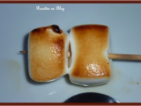 Recette de brochettes de chamallows dorés au barbecue