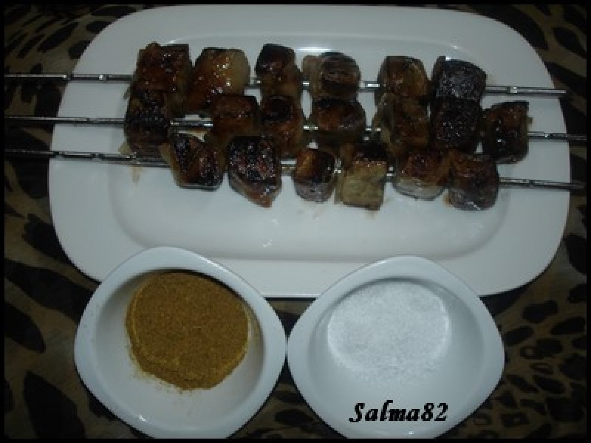 Recette de brochettes de foie boulfaf de l'aid el kebir