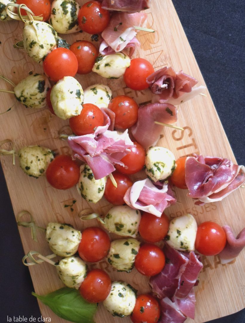 Recette de brochettes apéritives simples et savoureuses