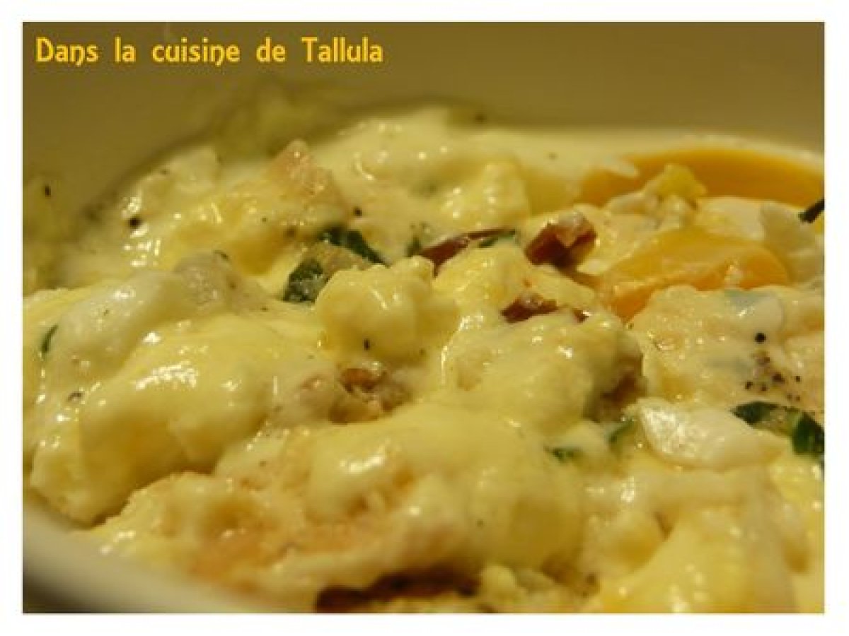 Brouillade d'oeufs au saint marcellin - Recette Ptitchef