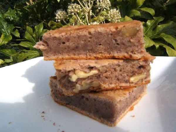 Recette de brownies au chocolat blanc et haricots rouges