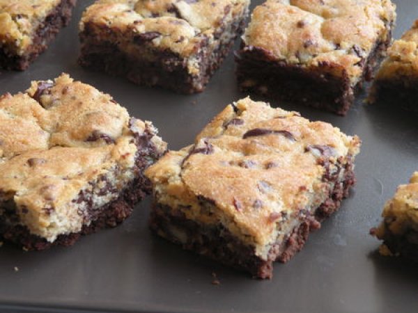 Recette de brookies : brownies et cookies réunis