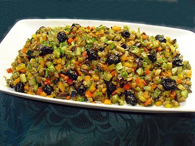 Recette de brunoise de légumes du soleil