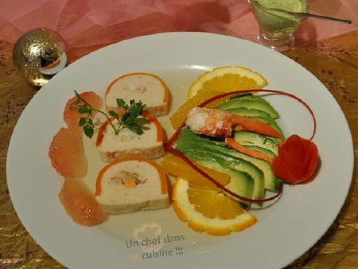 Bûche de homard à la mousse de sandre frais - Recette Ptitchef