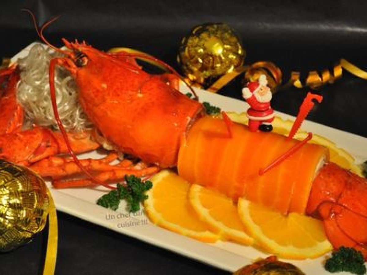 Bûche de homard à la mousse de sandre frais - Recette Ptitchef