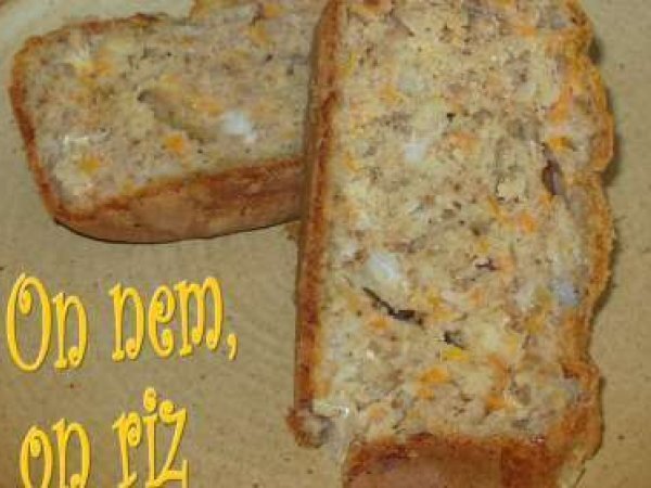 Cake au poisson, carottes et 4-épices - Recette Ptitchef
