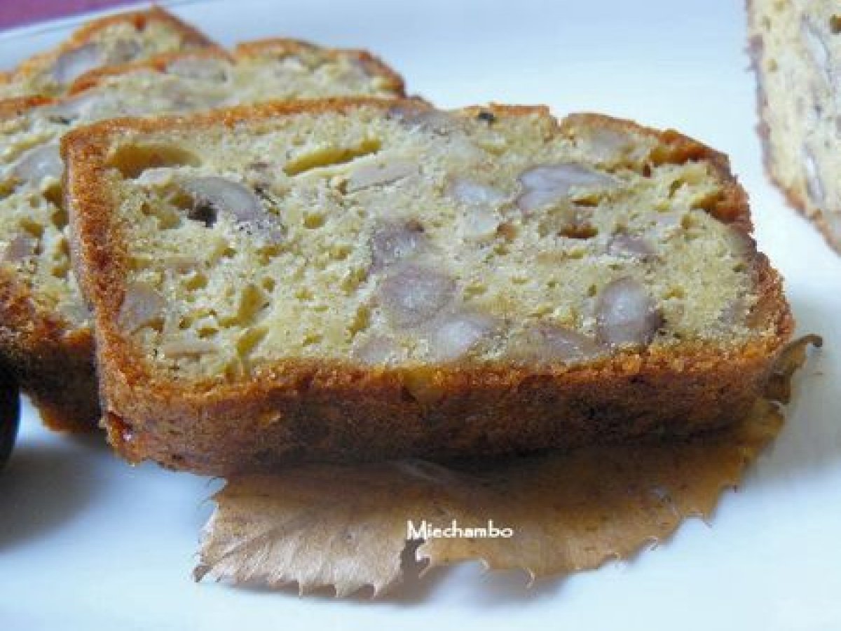 Recette de cake châtaignes et foie gras