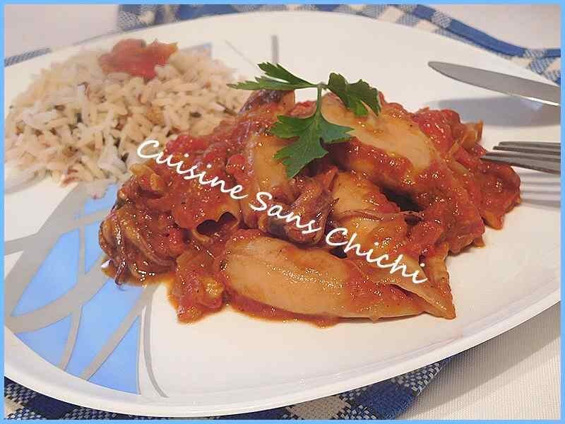 Recette de calamars à la basquaise savoureuse et facile