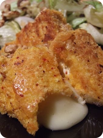 Recette de camembert pané au piment d'espelette