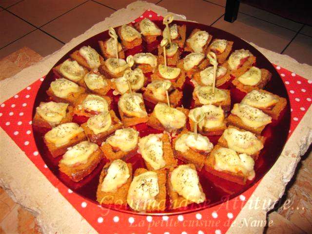 Canapés à l espagnole - Recette Ptitchef