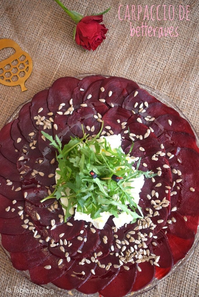 Recette facile de carpaccio de betteraves santé