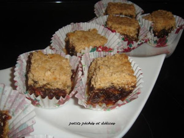 Recette de carrés aux dattes délicieuses et faciles