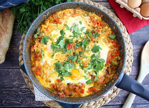 Recette facile de chakchouka traditionnelle