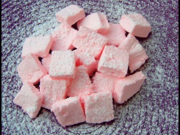 Recette de chamallows maison à la pêche