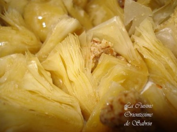 Recette chamiya ou feuilleté pistache syrien/libanais
