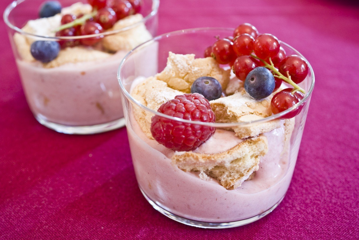 Recette de charlotte aux framboises en verrine