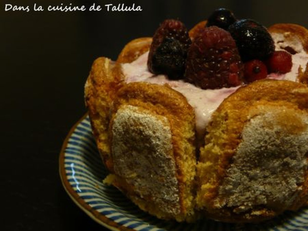Recette de charlotte aux fruits rouges et mousse ricotta