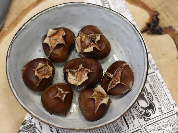 Recette de châtaignes au micro-ondes prêtes en 7 min