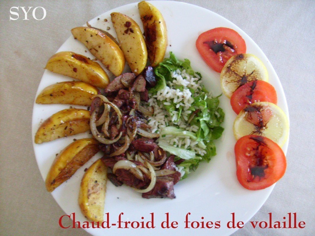 Chaud-froid de foies de volaille de mamigoz - Recette Ptitchef