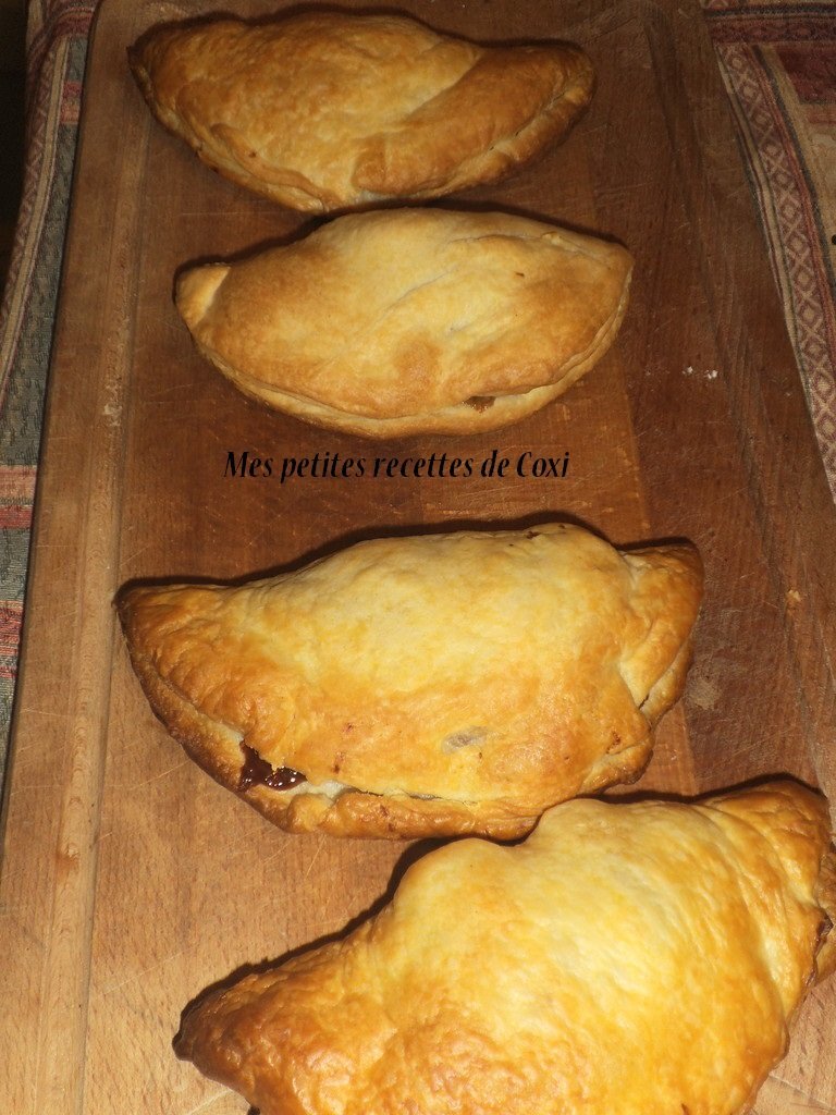 Recette de chausson banane et pâte à tartiner