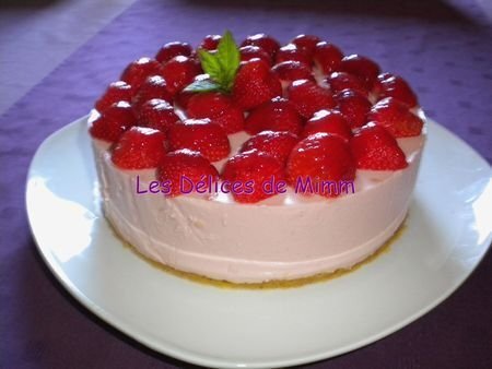 Recette de cheesecake aux fraises délicieuses
