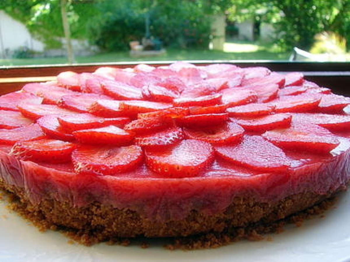 Recette de cheesecake aux fraises délicieuses