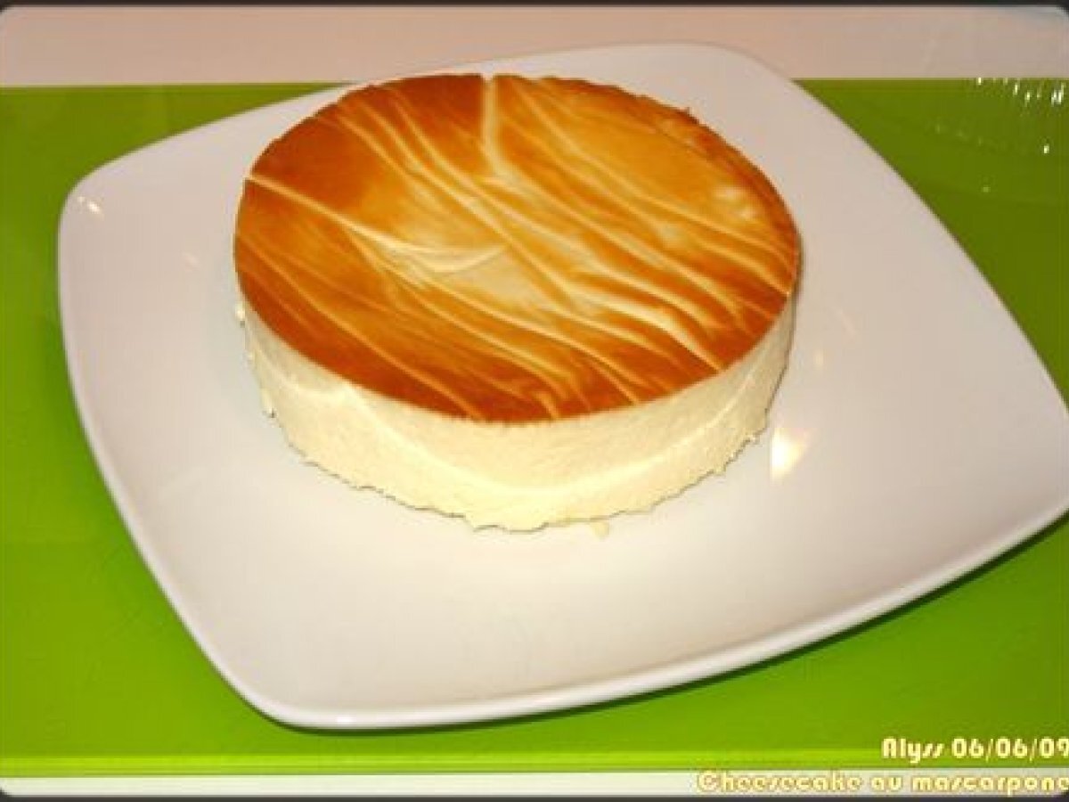 Recette de cheesecake au fromage blanc et mascarpone