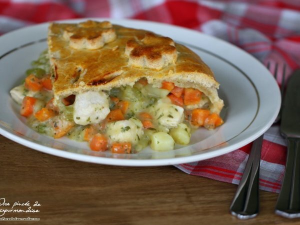 Recette de tourte au poulet savoureuse et facile