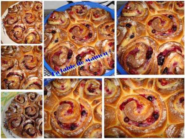 Recette de chinois aux fruits rouges et crème chantilly