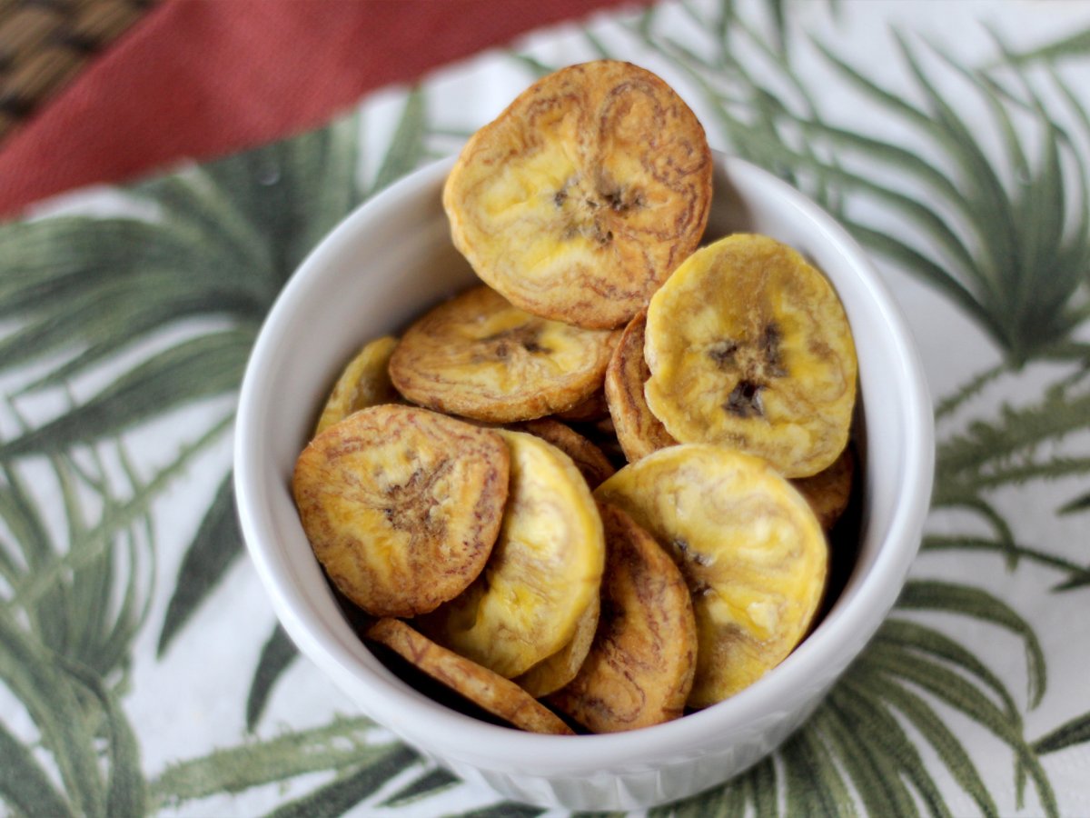 Recette de chips de banane plantain à l'air fryer