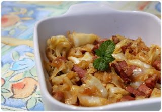 Recette de chou blanc braisé à la menthe