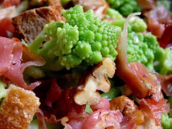 Recette de chou romanesco pour une jolie salade