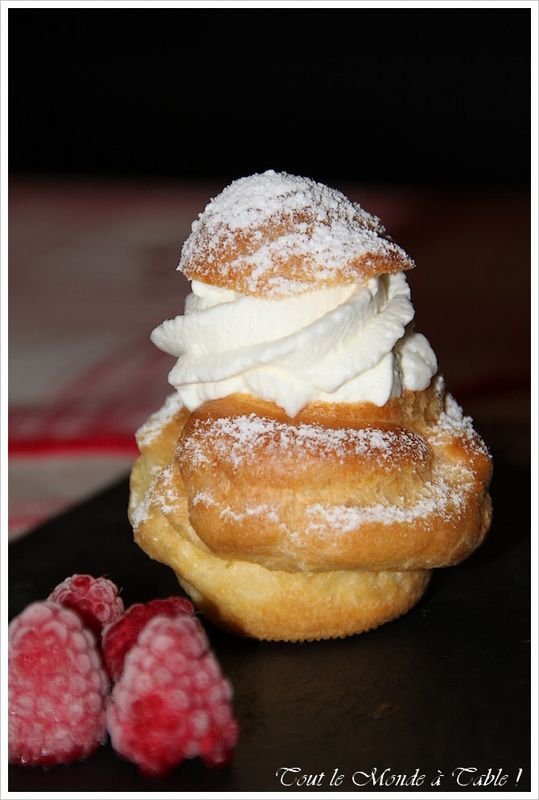 Recette de choux à la crème et chantilly maison