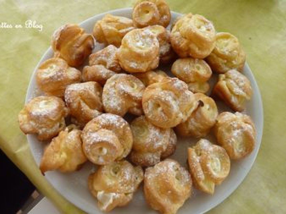 Recette de choux au mascarpone et aux framboises
