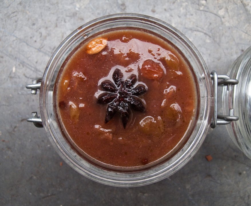 Recette de chutney de raisin sucré et épicé